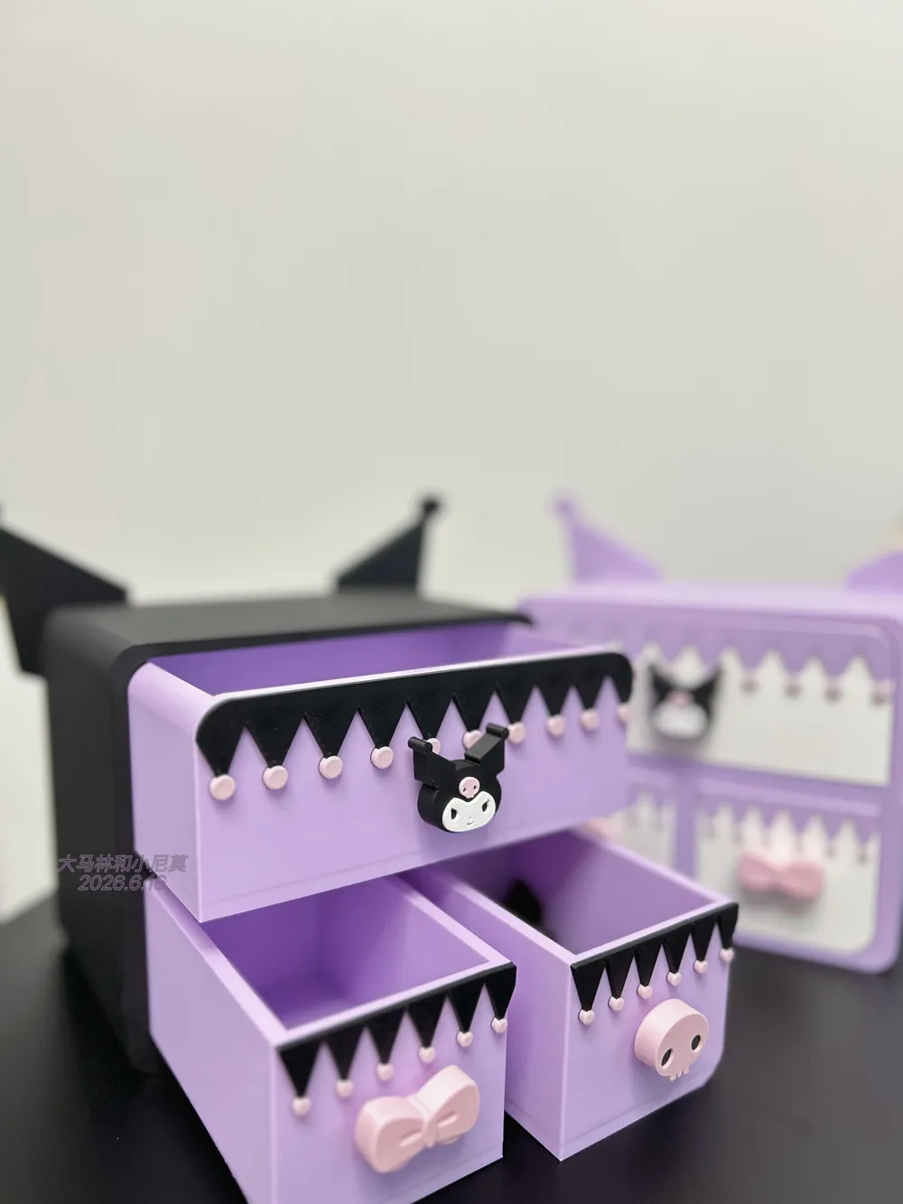 Kuromi Large Capacity Storage Box (with added layers and depth) - Free ...