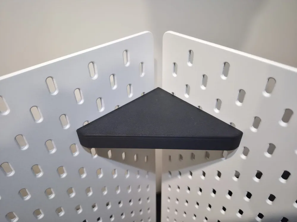 Ikea Skadis corner shelf - Free 3D Print Model - MakerWorld