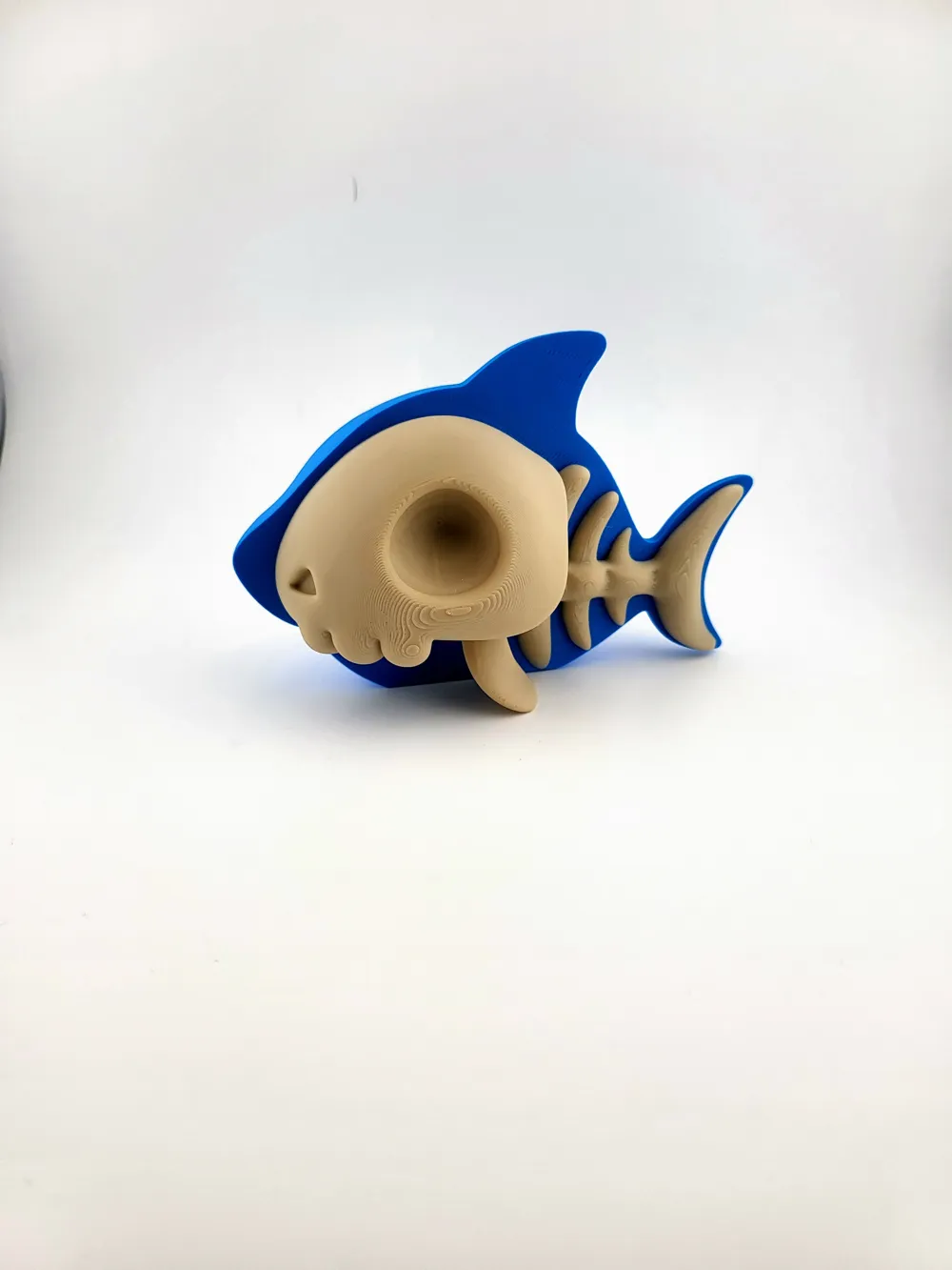 Squalo morto carino kawaii da stampare con scheletro senza braccia da ...