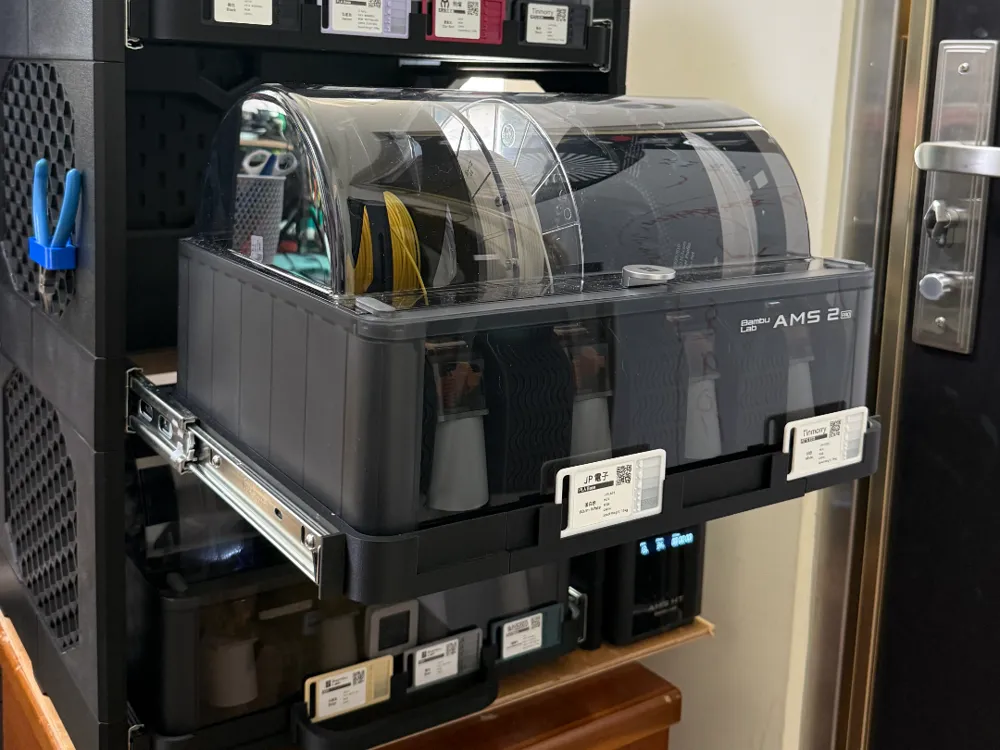 AMS 1 & 2 Pro & HT Modular Sliding Stacking System - Free 3D Print ...