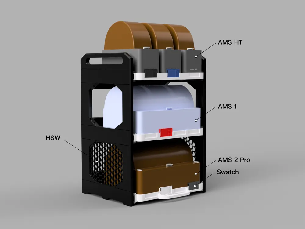 AMS 1 & 2 Pro & HT Modular Sliding Stacking System by Shuwn Hsu ...