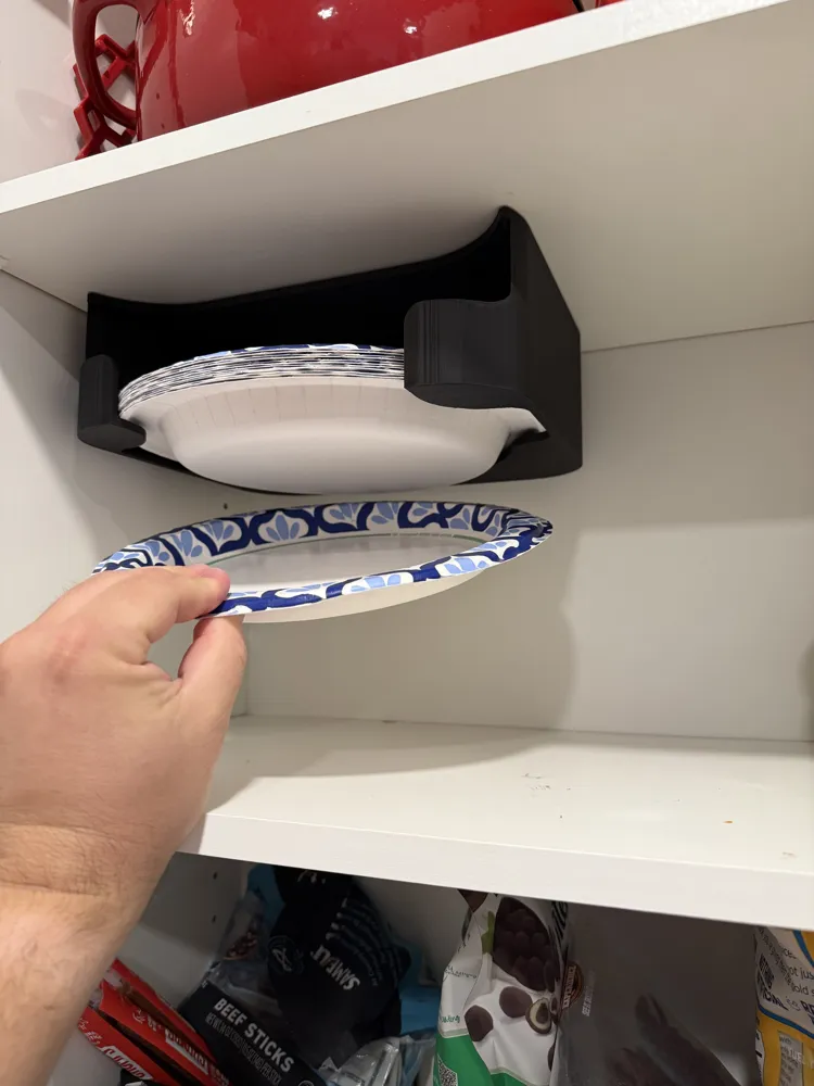 10.5 Inch Paper Plate Dispenser - MakerWorld 3D Model | 3Drop