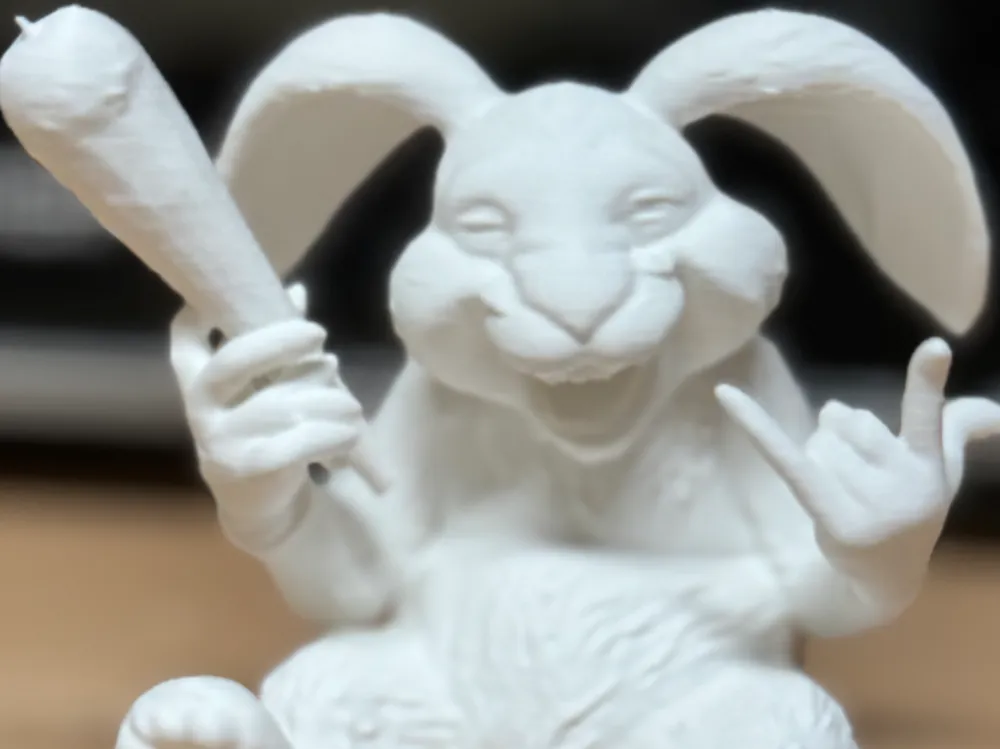 Totally Relaxed Rabbit Enjoying Himself by VirtuverseArt MakerWorld ...