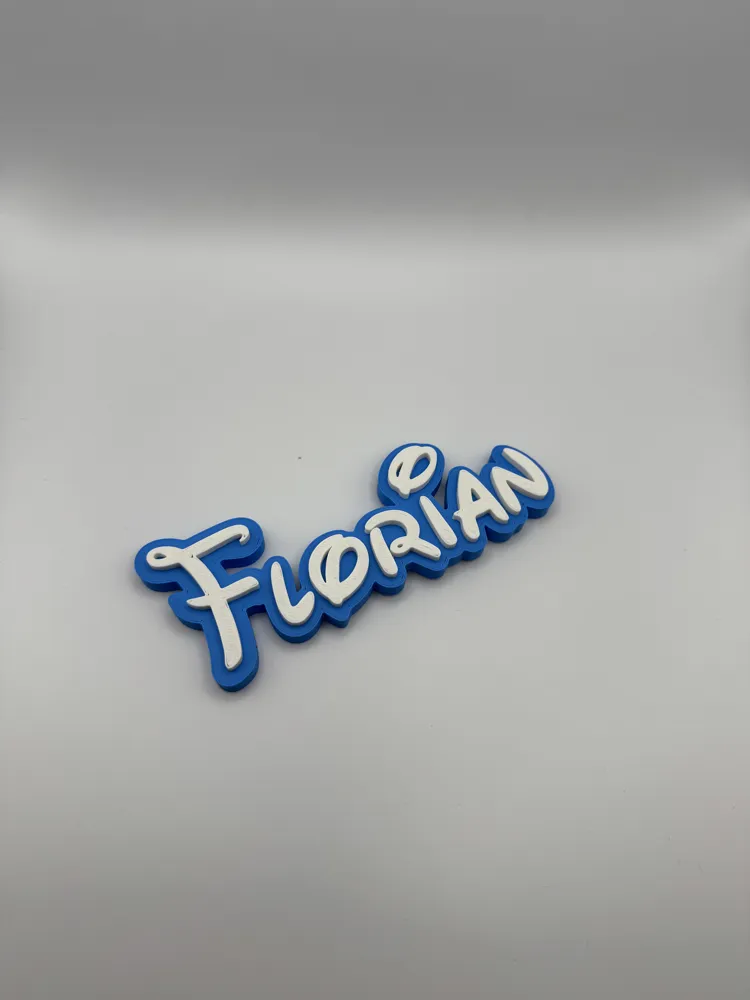 Florian Name Sign - Nursery wall art by mr_mkaay MakerWorld: Download ...
