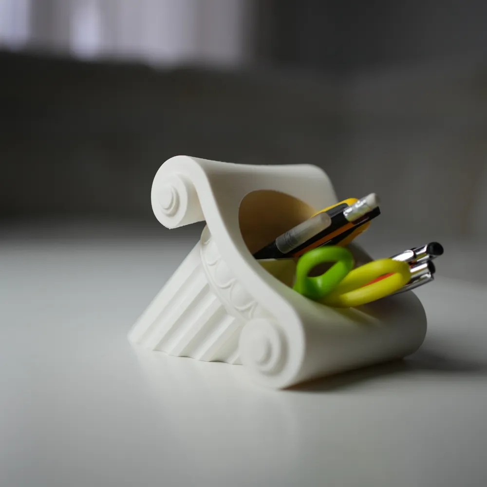 Greek desk organizer by pozsar MakerWorld: Download Free 3D Models