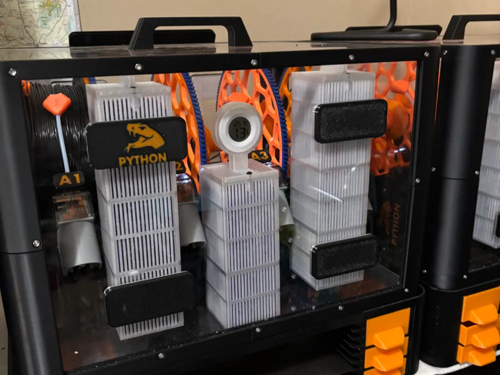 Python AMS enclosure desiccant containers XL Remixed by jwhitaker24 ...