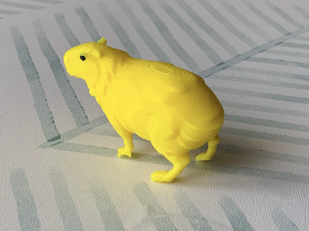 Realistic Capybara - Free 3D Print Model - MakerWorld
