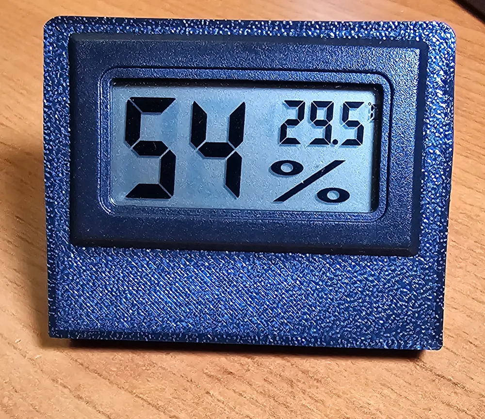 Hygrometer Stand - 1 AAA battery Remixed by josef.wastl - MakerWorld