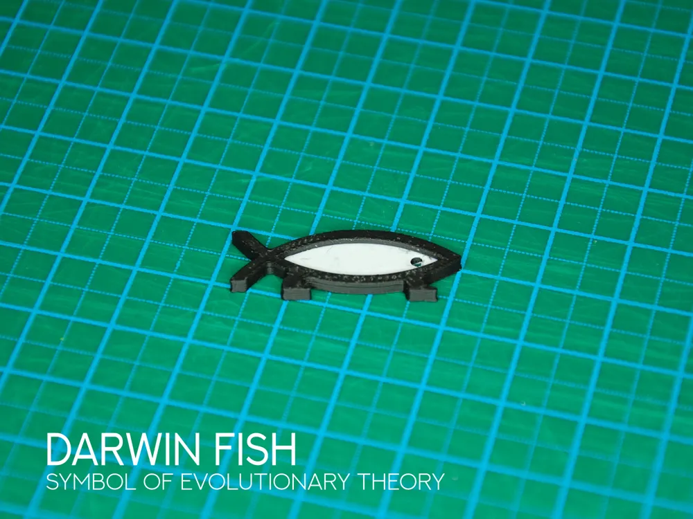 darwin fish - symbol of evolutionary theory by NextLayerLines - MakerWorld