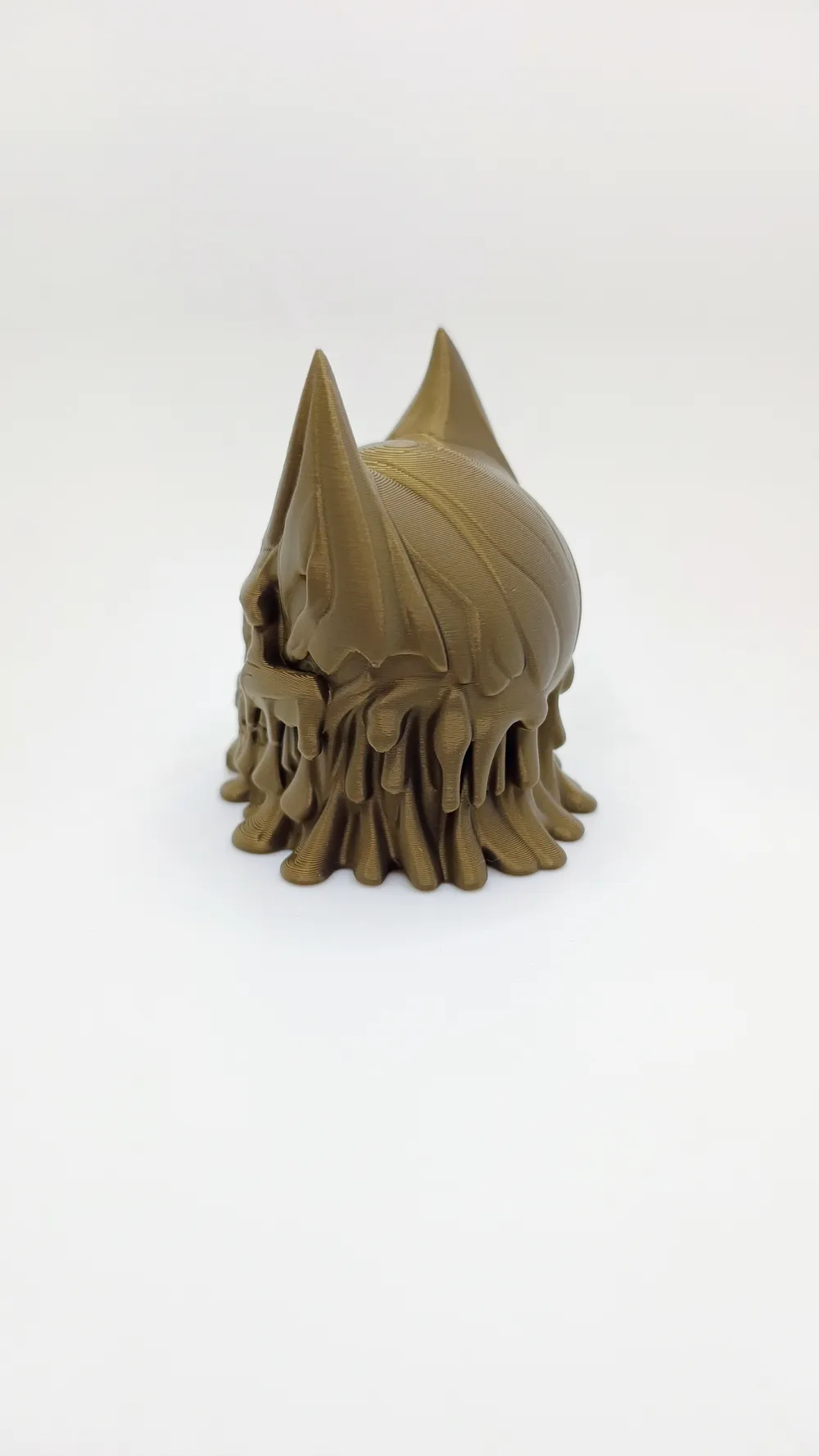 Bat-Horned Skull Necro-Relic - Free 3D Print Model - MakerWorld