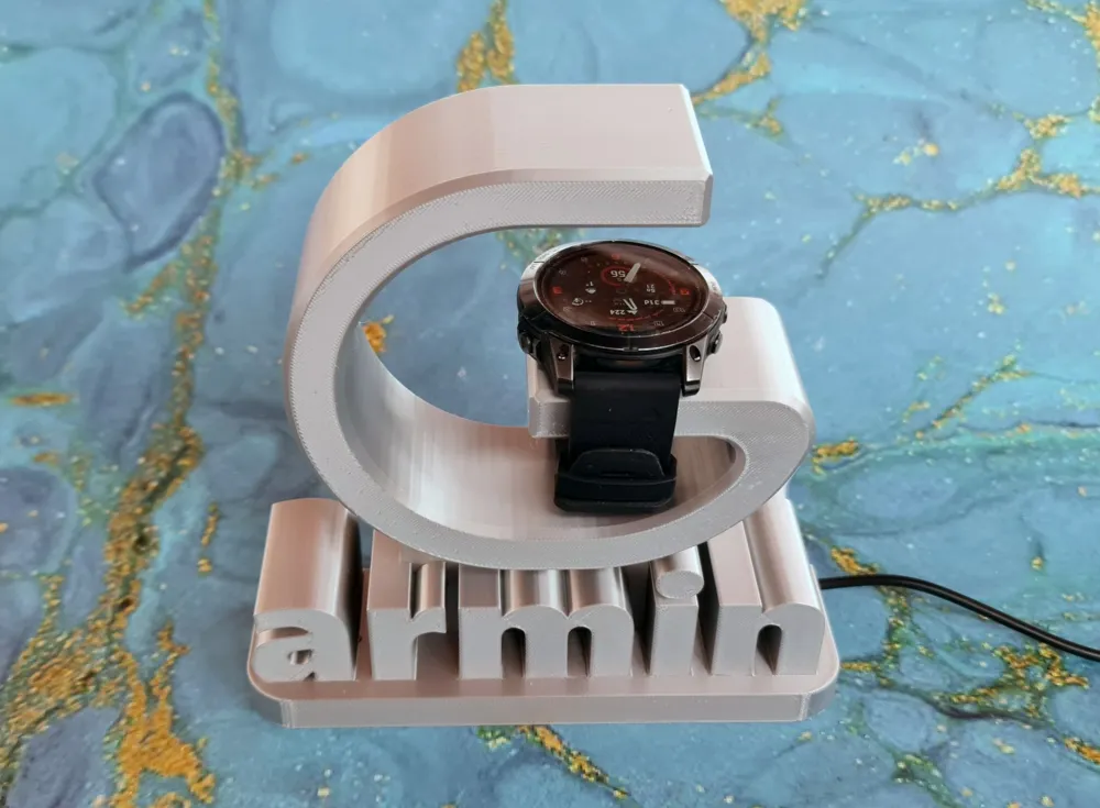 Garmin G Stand – Fenix/Epix 2 Charger - Free 3D Print Model - MakerWorld