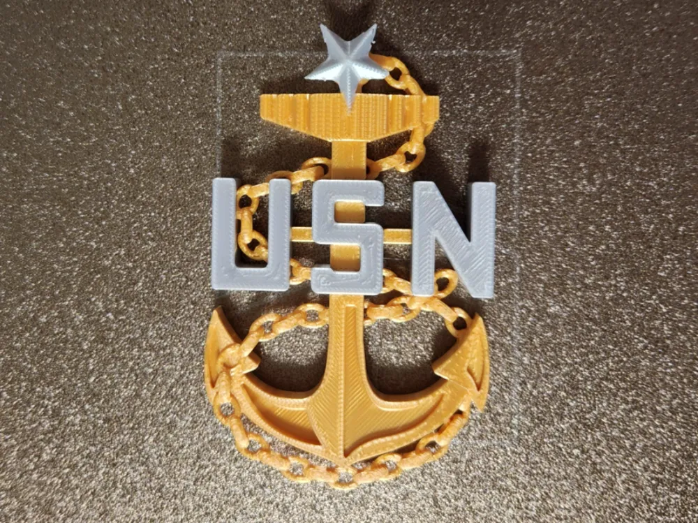 US NAVY SENIOR CHIEF (SCPO) Anchor - Free 3D Print Model - MakerWorld