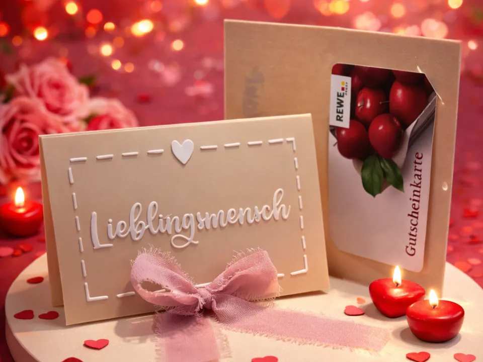 Carte-cadeau Saint-Valentin allemand et anglais - Modèle d'Impression ...