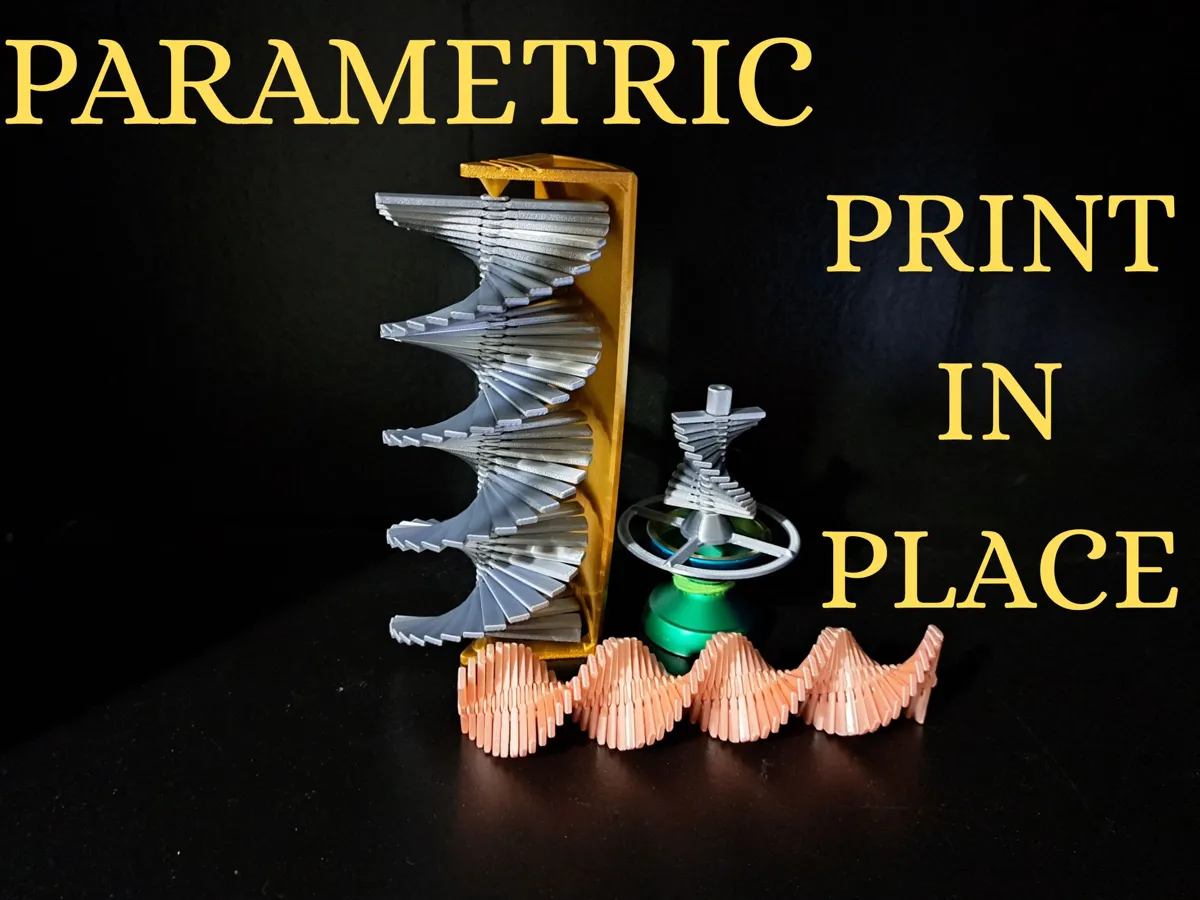 Linked Helix Fidget (Kinetic DNA Art Piece) - Free 3D Print Model ...