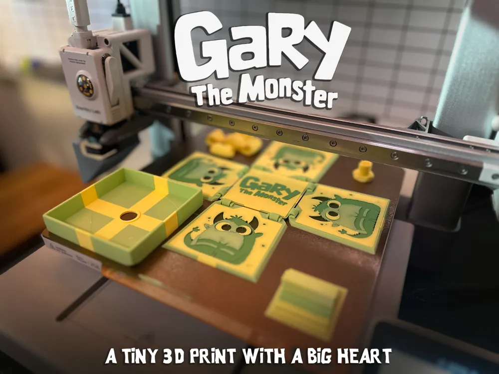 Gary The Monster - Free 3D Print Model - MakerWorld
