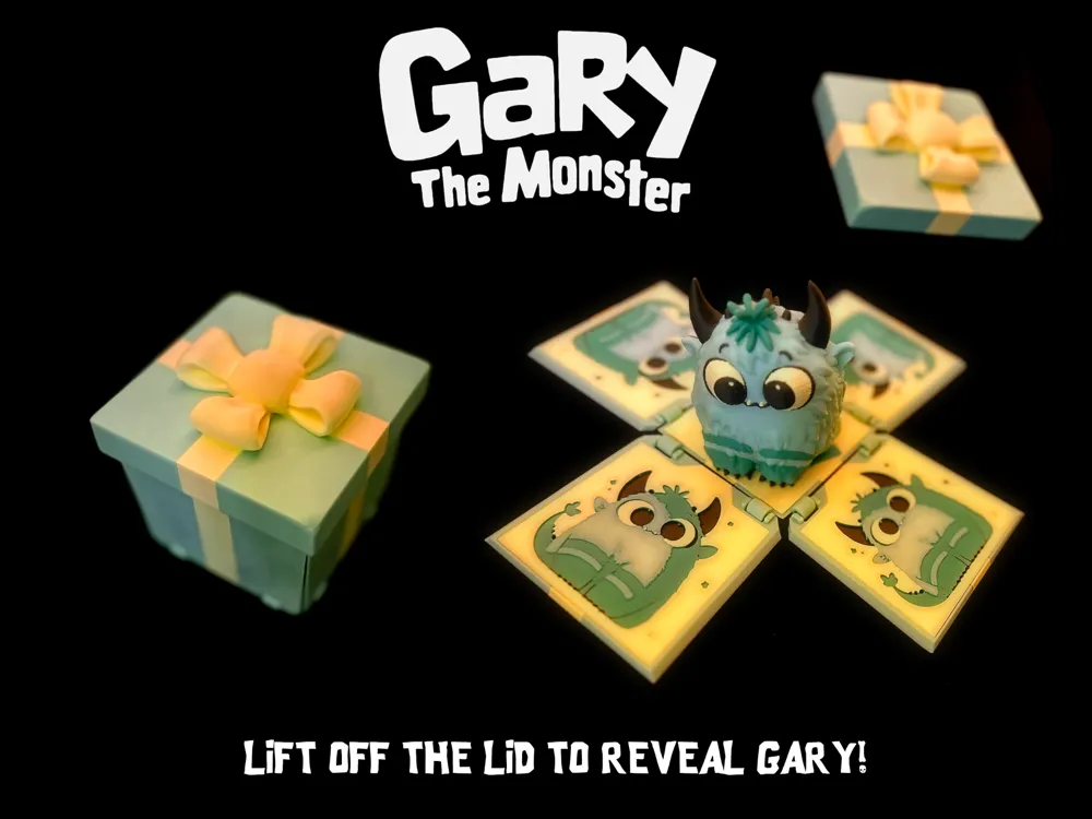 Gary The Monster - Free 3D Print Model - MakerWorld