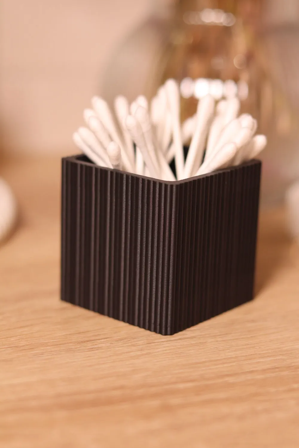 Minimalist Cotton Swab Holder - Bathroom Organizer - Free 3D Print ...