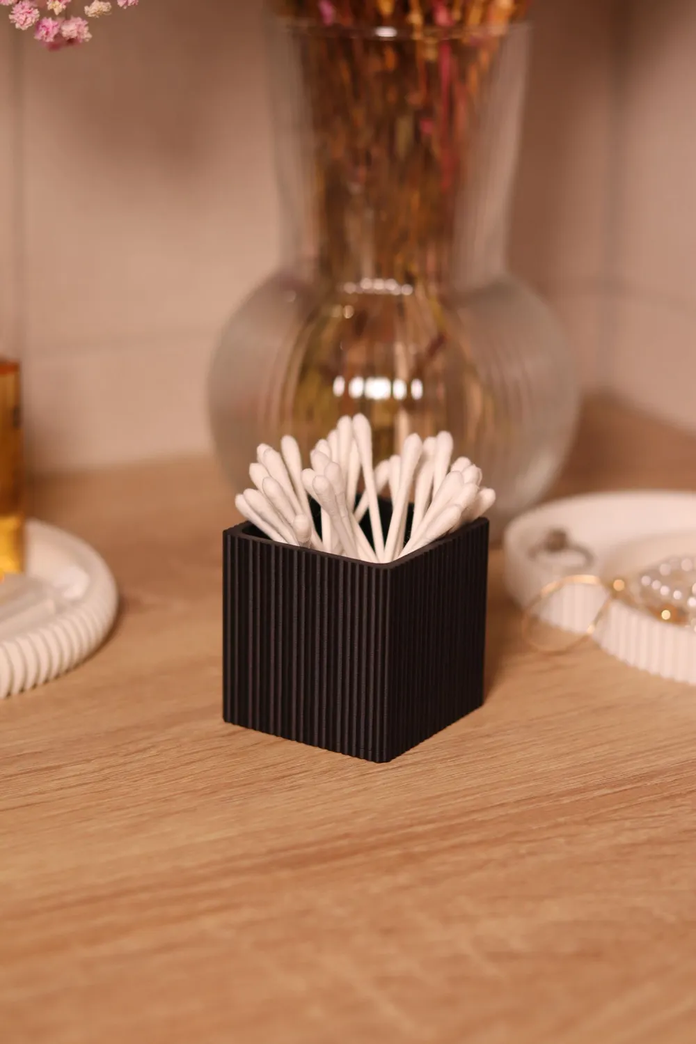 Minimalist Cotton Swab Holder - Bathroom Organizer - Free 3D Print ...