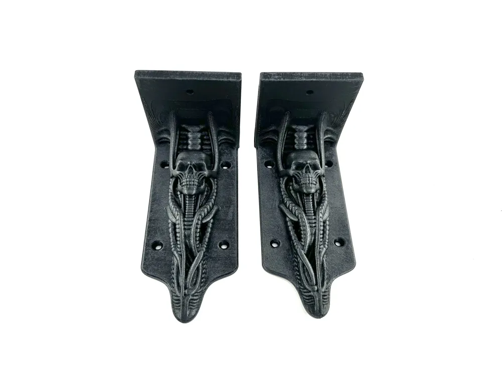 Skull Shelf Brackets - Sturdy to hold your shelf by ChainsawGraphics ...