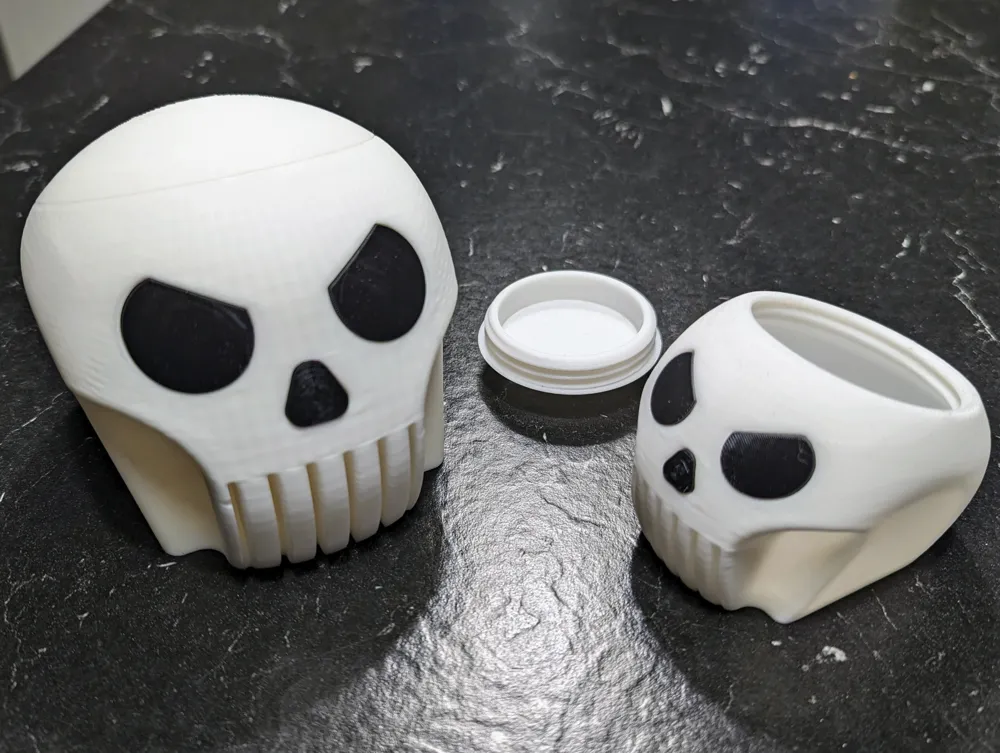 Abstract Skull Container by blecheimer - MakerWorld