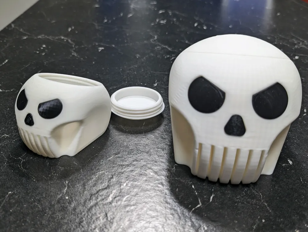 Abstract Skull Container by blecheimer - MakerWorld