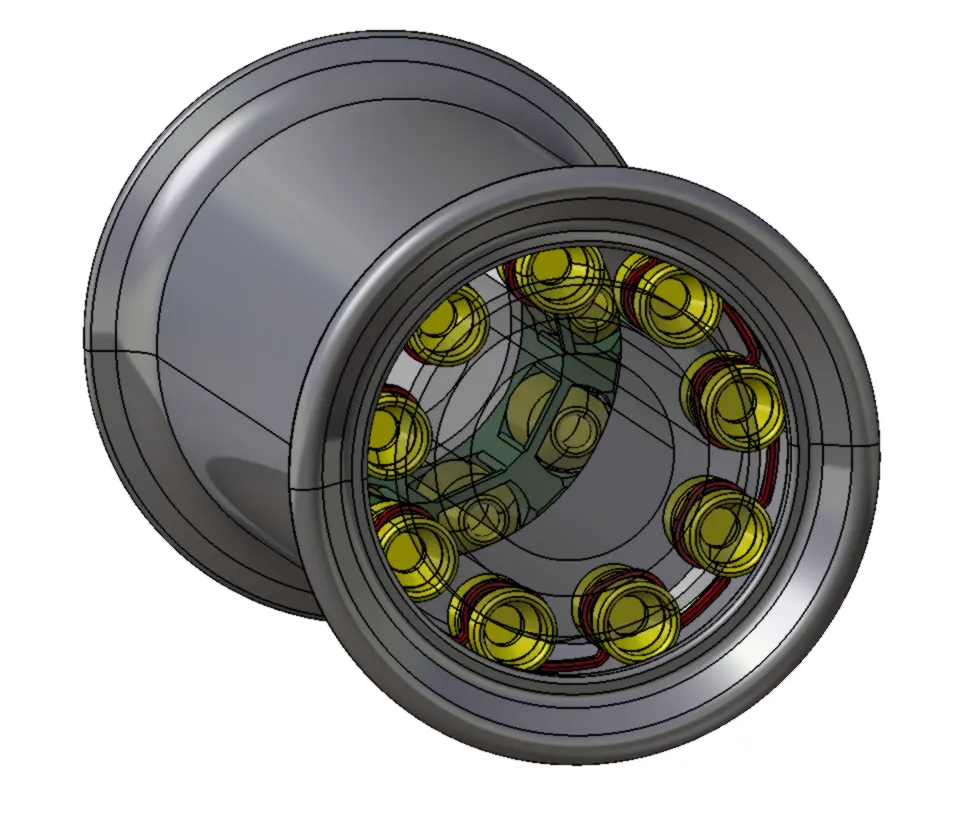Over-engineered A1 spool print-in-place bearing by YANGX5 - MakerWorld