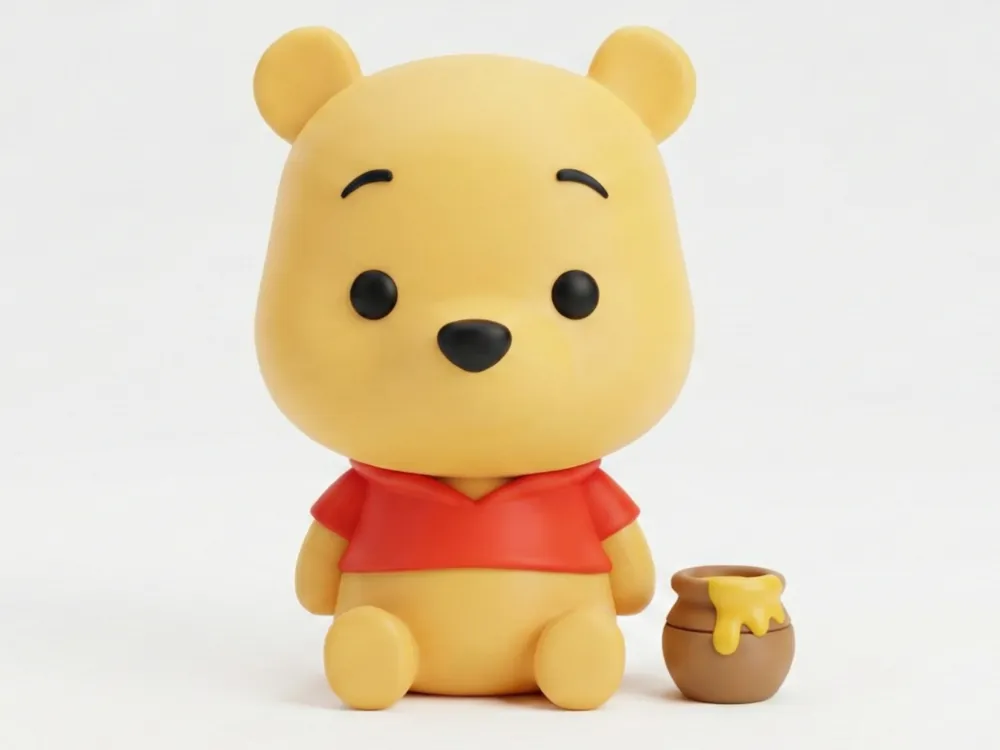 Winnie the pooh - Free 3D Print Model - MakerWorld