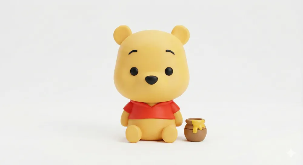 Winnie the pooh - Free 3D Print Model - MakerWorld