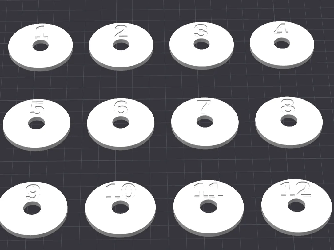Enumerated Coin Generator for Tonie coin - Free 3D Print Model - MakerWorld