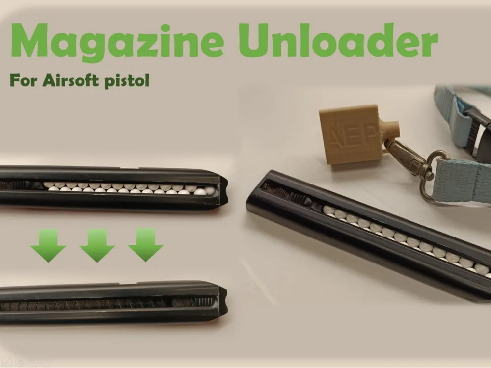 Magazine Unloader by Mr Puterschmidt - MakerWorld