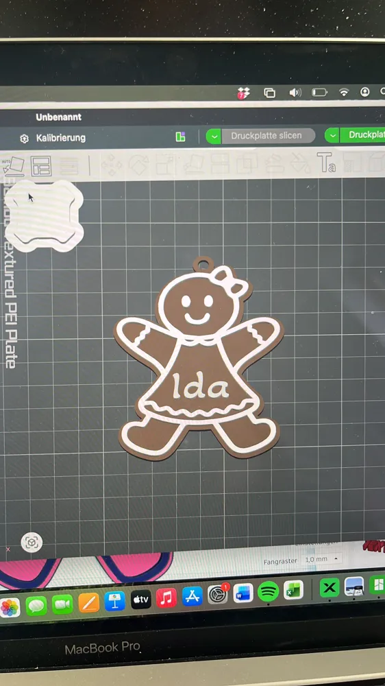 Christmas Tree Ornament Gingerbread Man - Free 3D Print Model - MakerWorld