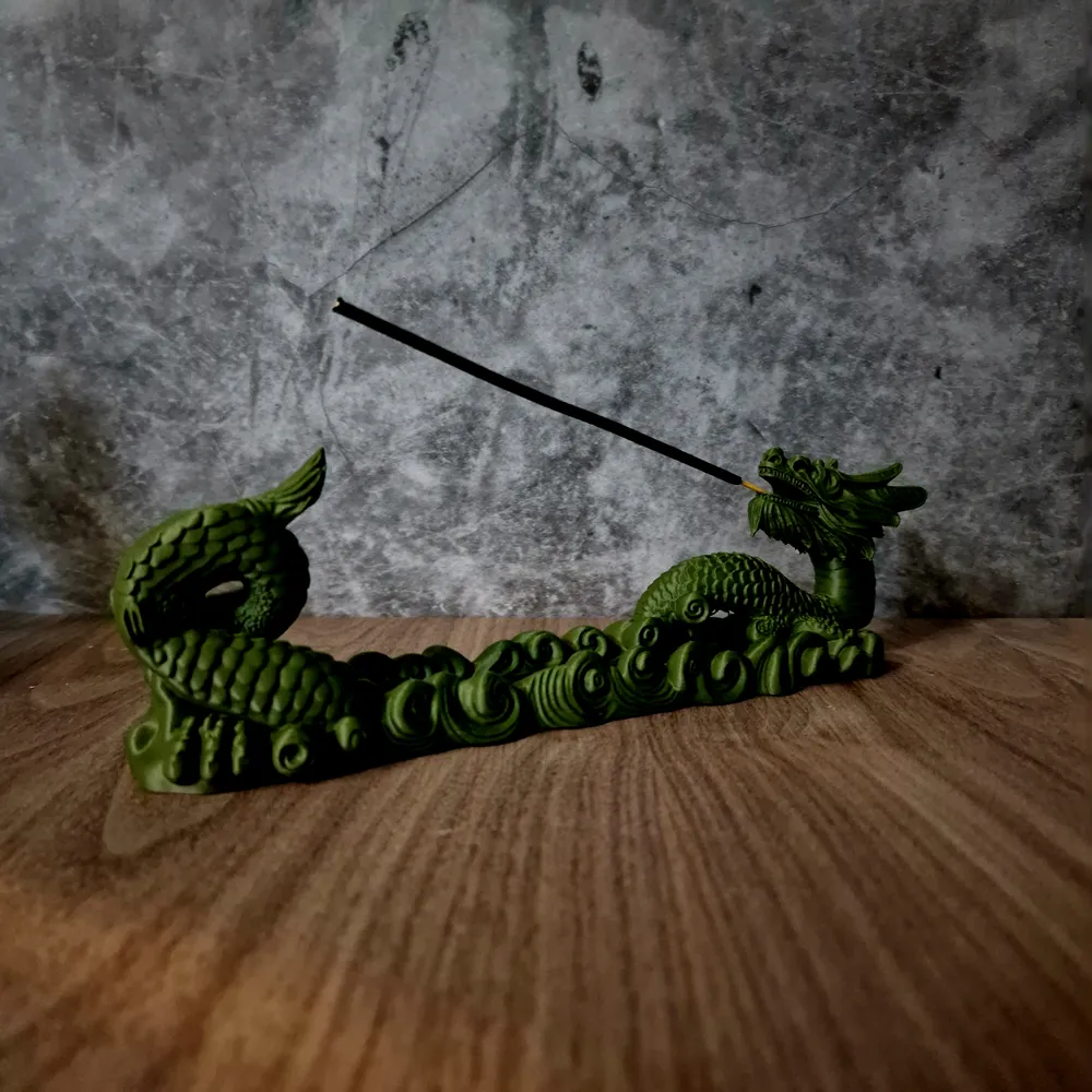Dragon Incense - Free 3D Print Model - MakerWorld