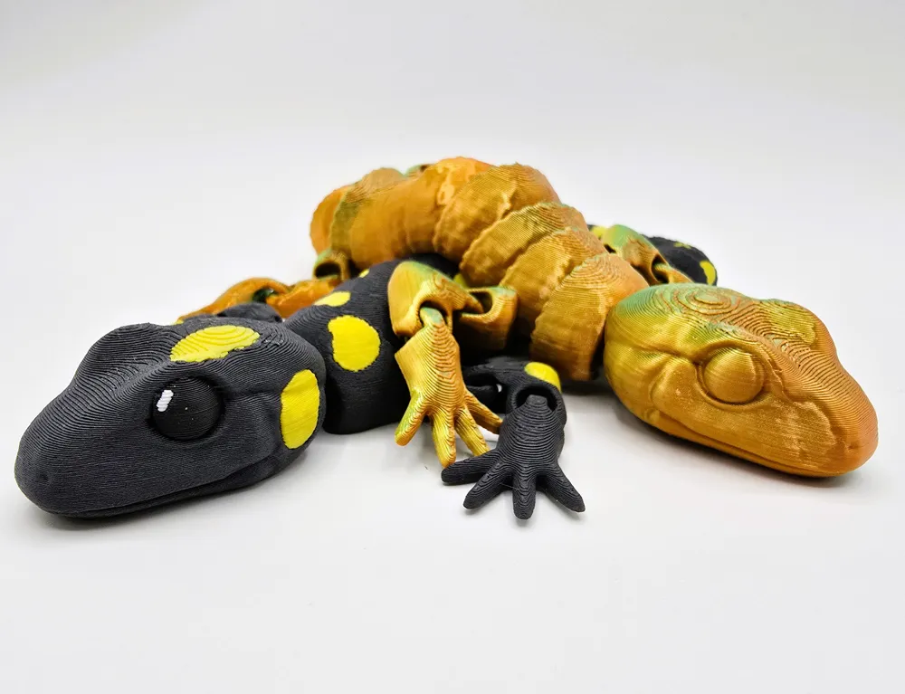 Flexi Fire Salamander - Free 3D Print Model - MakerWorld