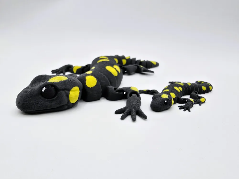 Flexi Fire Salamander - Free 3D Print Model - MakerWorld