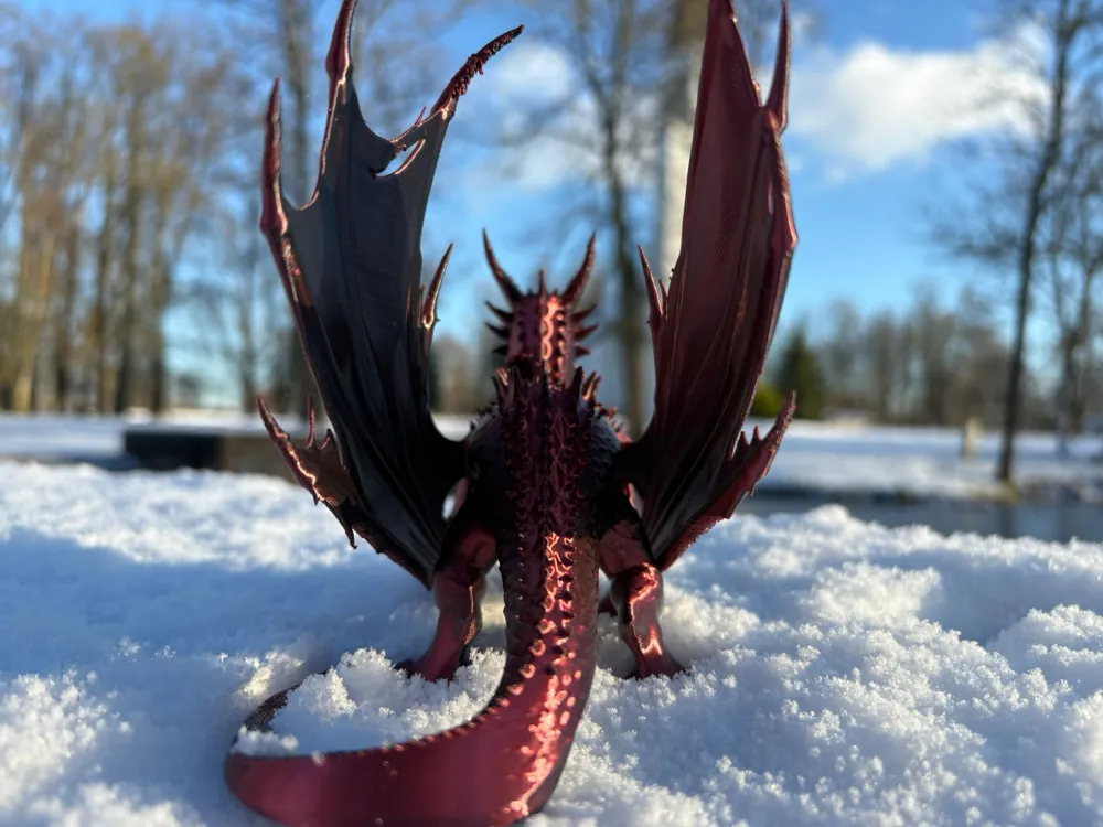 Ancient DRAGON - Free 3D Print Model - MakerWorld