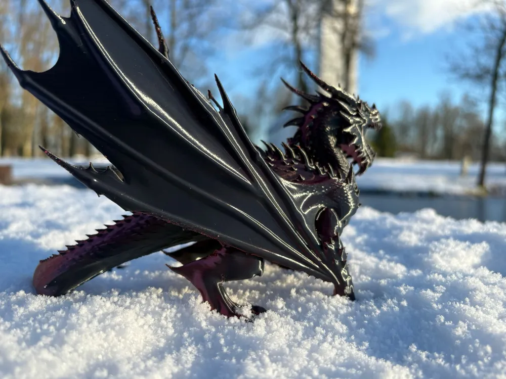 Ancient DRAGON - Free 3D Print Model - MakerWorld