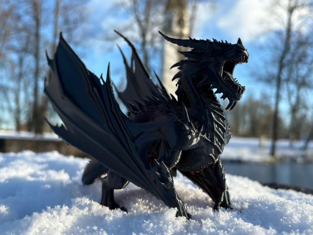 Ancient DRAGON - Free 3D Print Model - MakerWorld