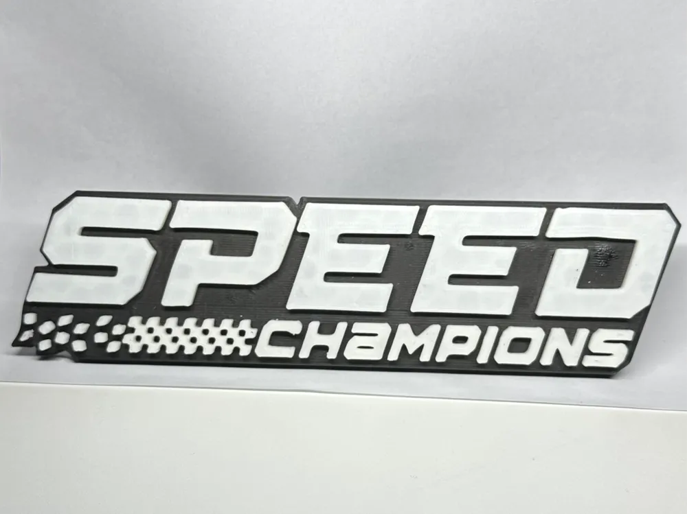 Logo Speed Champions by nico_3DMakerWorld: Download Free 3D Models