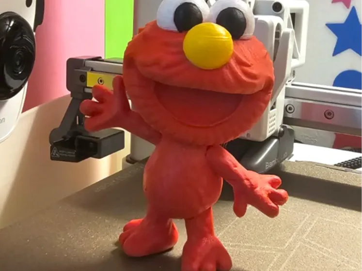 ELMO (Sesame Street) - Free 3D Print Model - MakerWorld