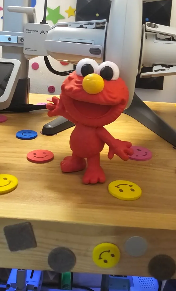 ELMO (Sesame Street) - Free 3D Print Model - MakerWorld