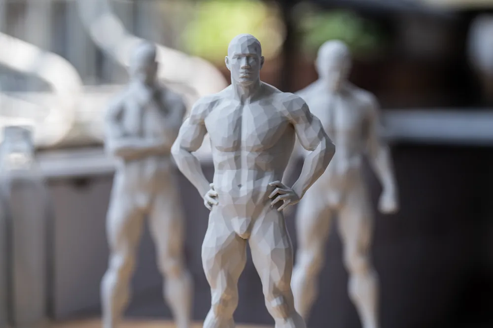 Muscle Man Series 009 by XXY2025 MakerWorld: Download Free 3D Models