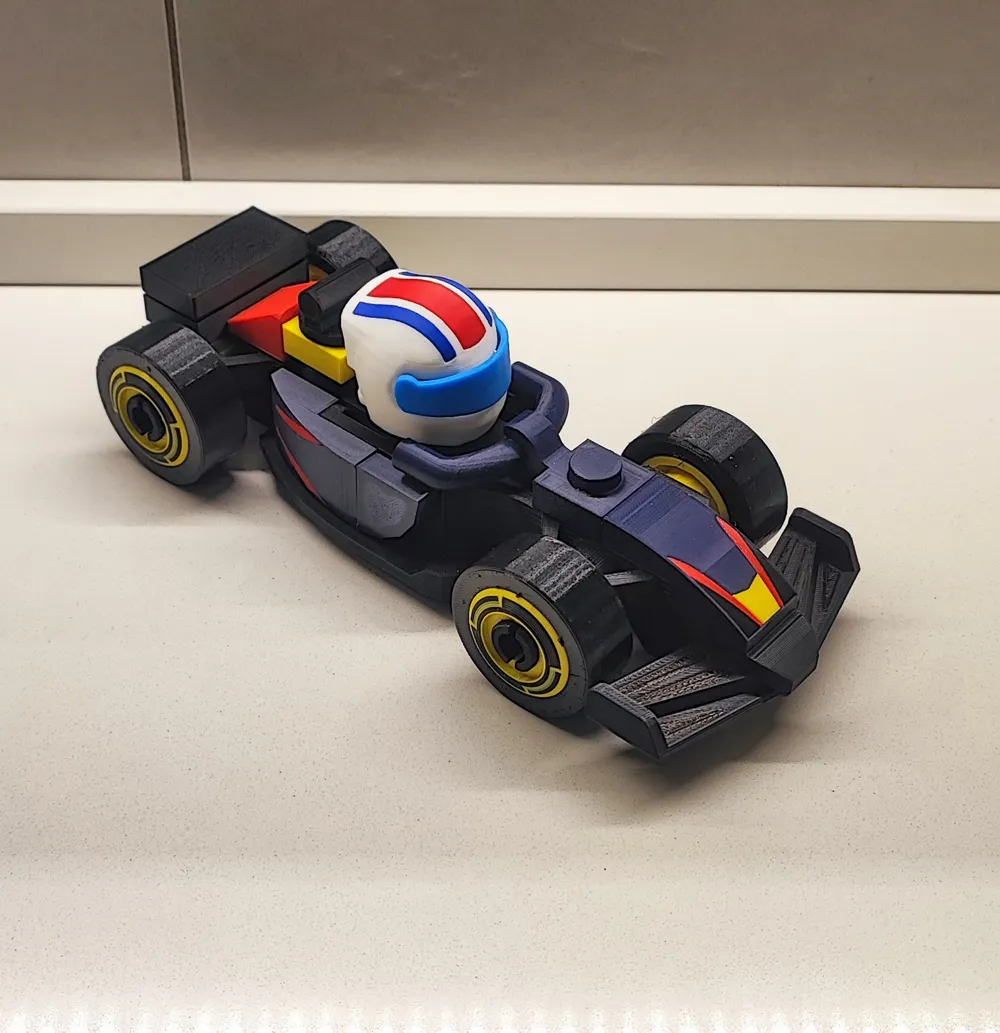 F1 Brick Red Bull – Deluxe 300% - Free 3D Print Model - MakerWorld