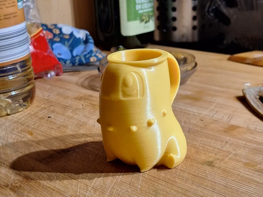 Pokémon CHIKORITA Cup Holder - Free 3D Print Model - MakerWorld