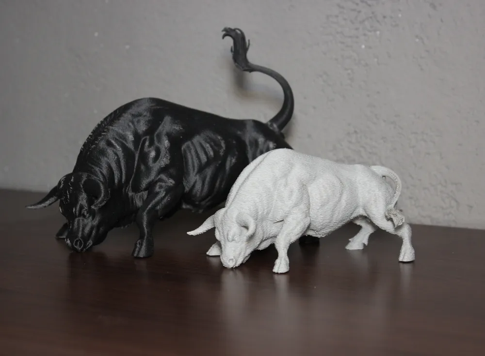 Massive Bull or Bull Stock Market (Bull and Bear) - Free 3D Print Model ...