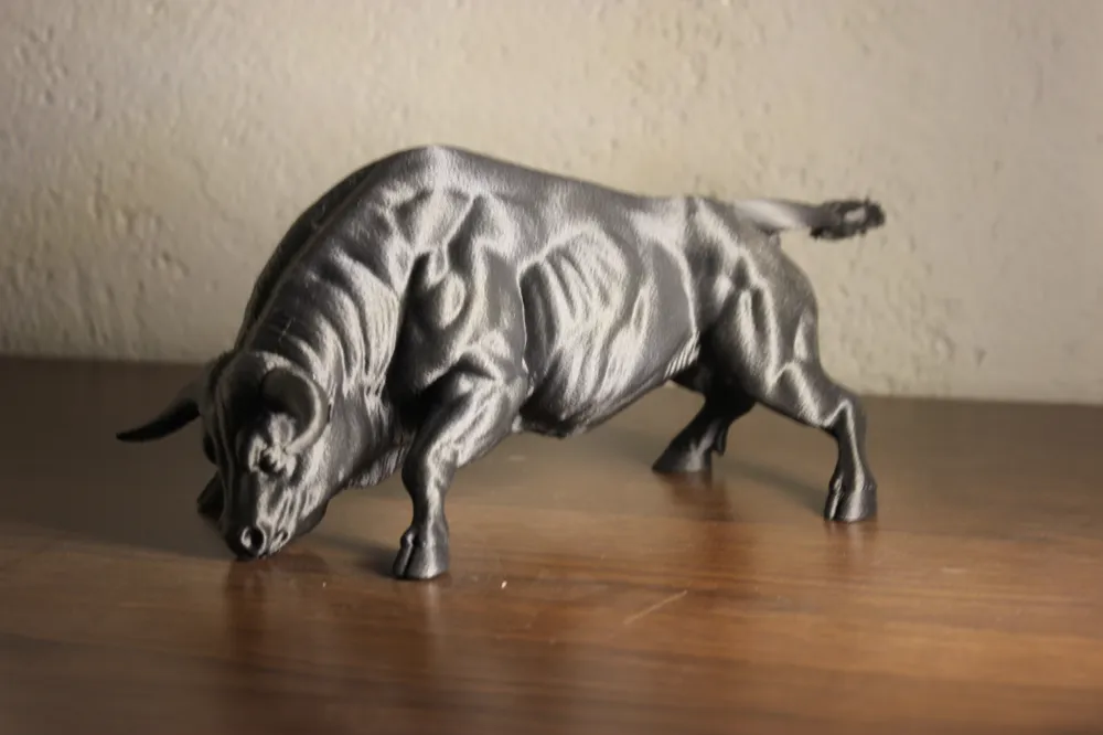Massive Bull or Bull Stock Market (Bull and Bear) - Free 3D Print Model ...