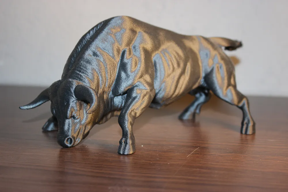 Massive Bull or Bull Stock Market (Bull and Bear) - Free 3D Print Model ...