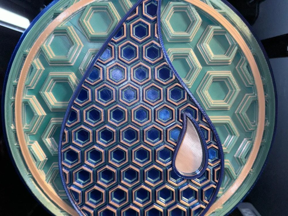 Magic the Gathering Blue Mana Dimensional Mosaic by w3r3wolv3s ...