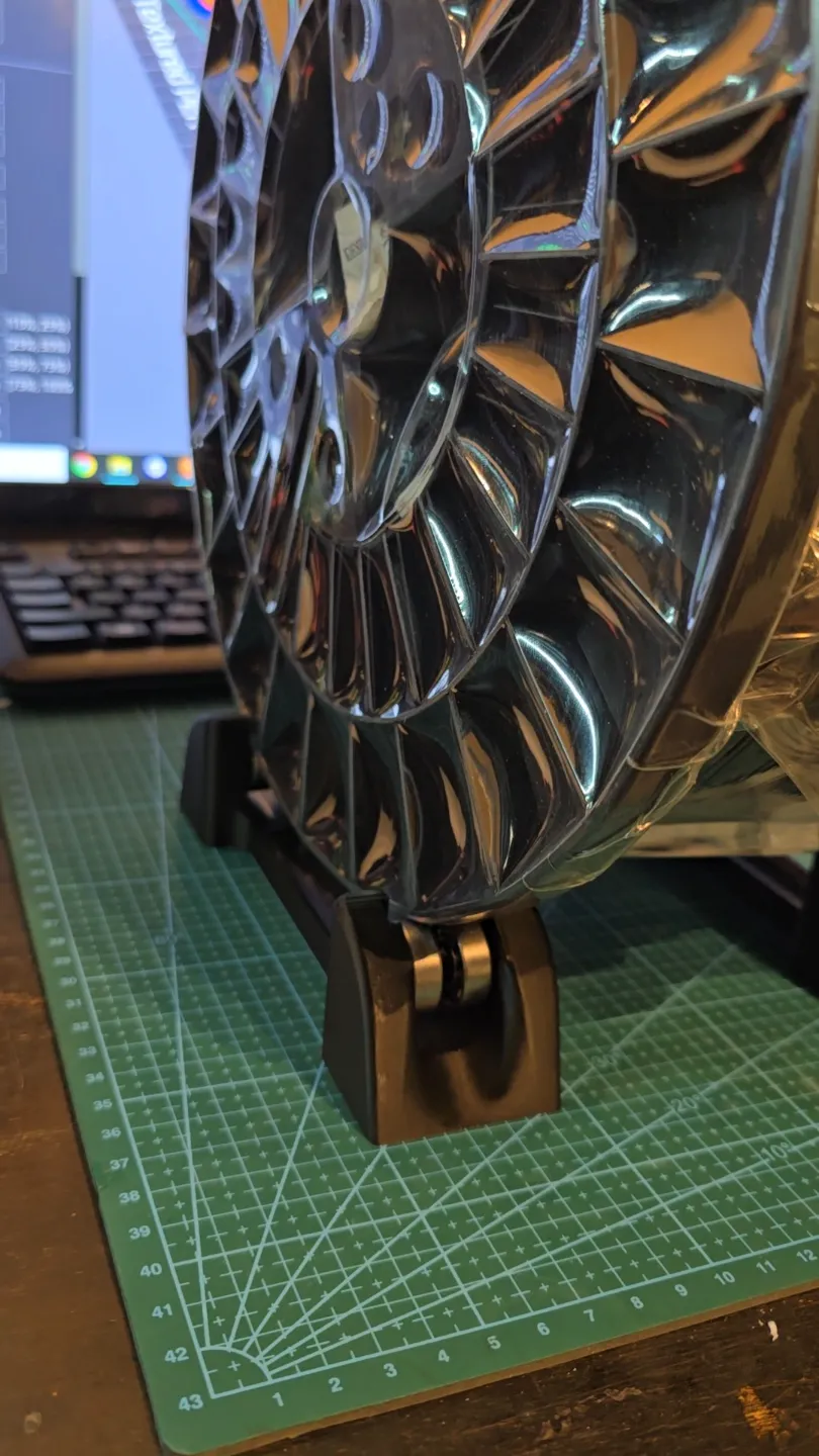 Filament Spool Roller (5Kg Spools Supported!) - Free 3D Print Model ...