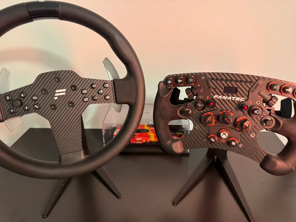 Fanatec Wheel Stand QR1 - Round Wheels Remixed by flrnsmp MakerWorld ...