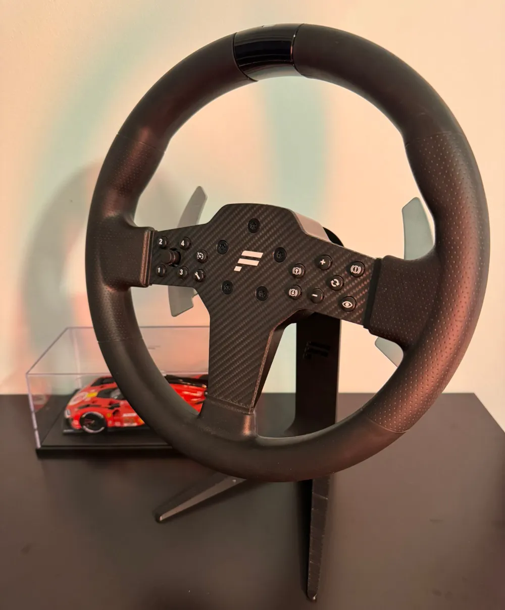 Fanatec Wheel Stand QR1 - Round Wheels Remixed by flrnsmp MakerWorld ...